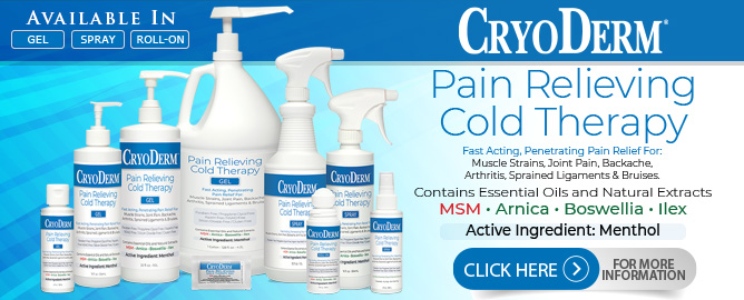 CryoDerm Pain Relieving & Therapeutic Products Maximum Pain Relief